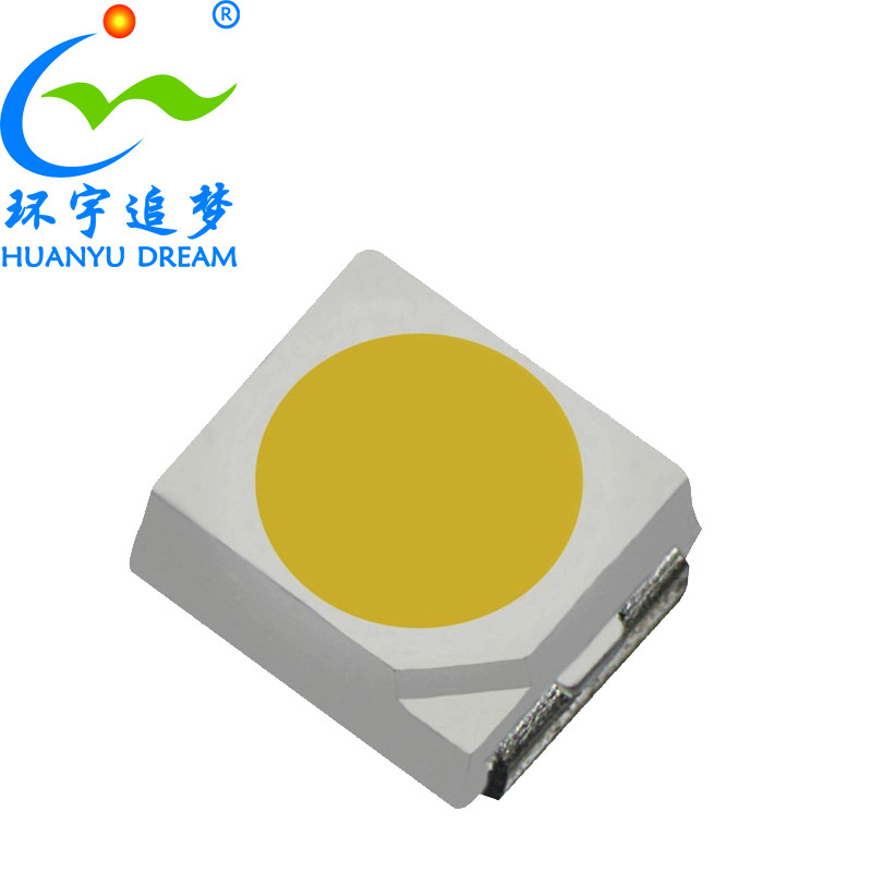 0.06W White 3528 LED Chip High Power 3000K-3500K For Light Strip