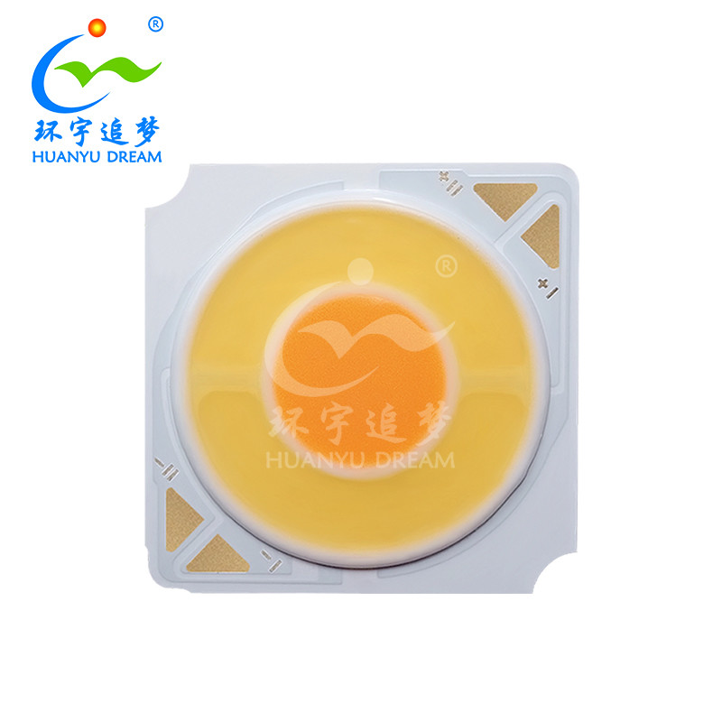15W*2 Bi-Color COB LED Chip 1919 Dimmiable 2000K/6500K Gold Wire Bonding