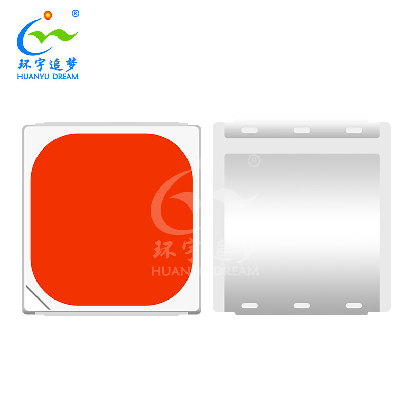 Phosphor Red High Brightness EMC 7070 LED Chip 3W-12W 120 Degree View Angle